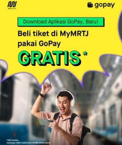 MRT Jakarta Luncurkan Layanan Pembayaran Tiket Pakai GoPay